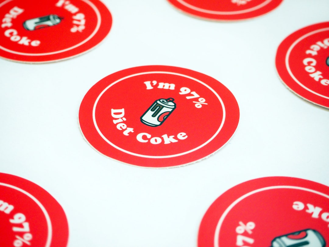 2" Diet Coke Sticker - Etsy