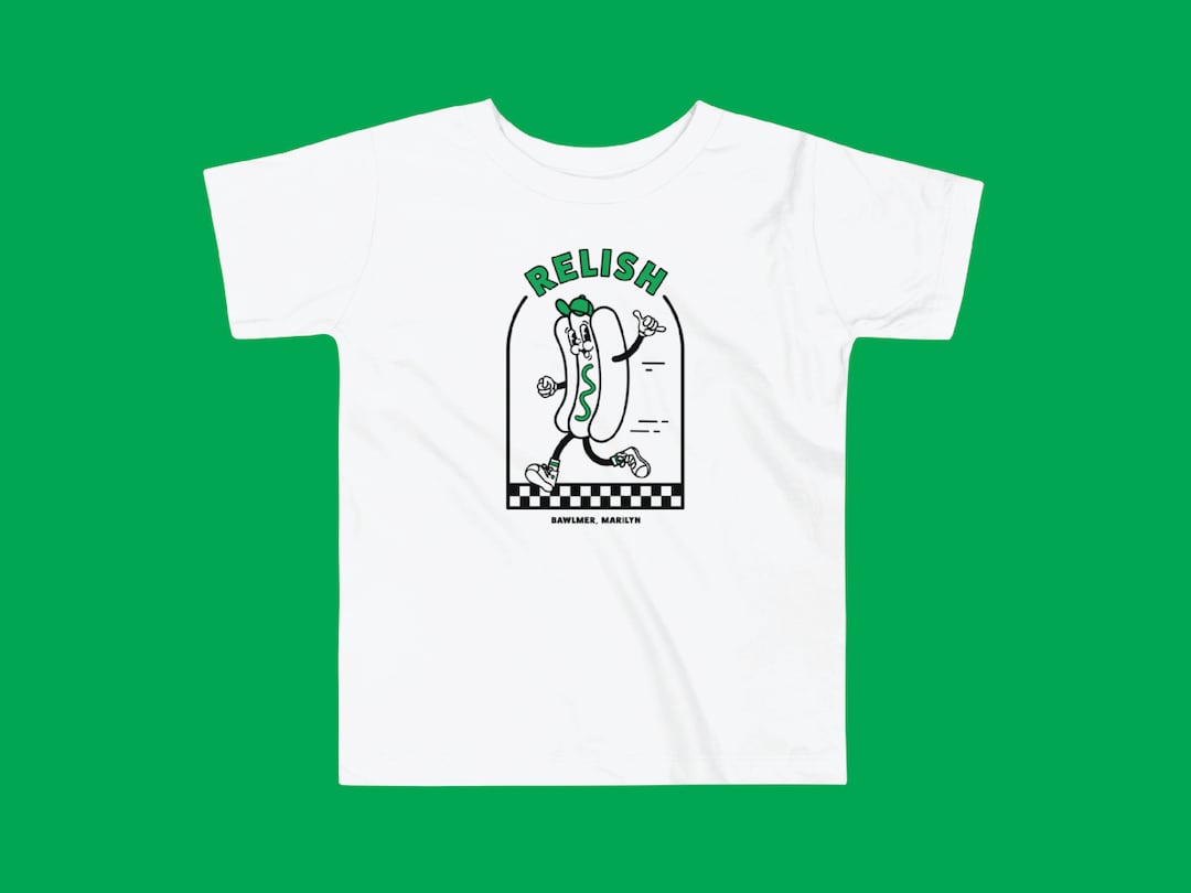 Relish Toddler T-shirt | Hot Dog Race, Baltimore Orioles, Cute Toddler ...