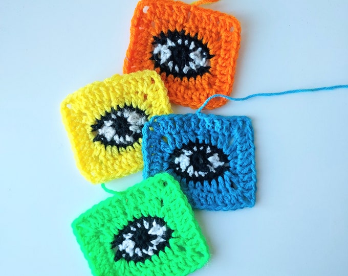 Crochet Eye PATTERN Third Eye Crochet Applique Patch Pattern - Etsy