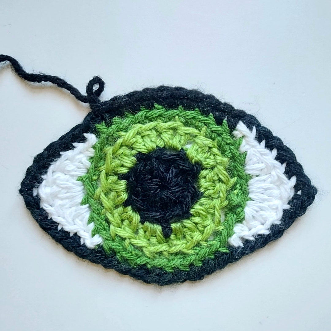 Crochet Eye PATTERN - Third Eye Crochet Applique Patch Pattern - Etsy