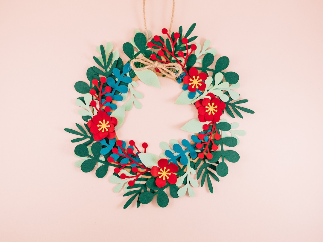 Paper Wreath DIY Craft Kit | Fun for Kids and Adults | Holiday Decor ...