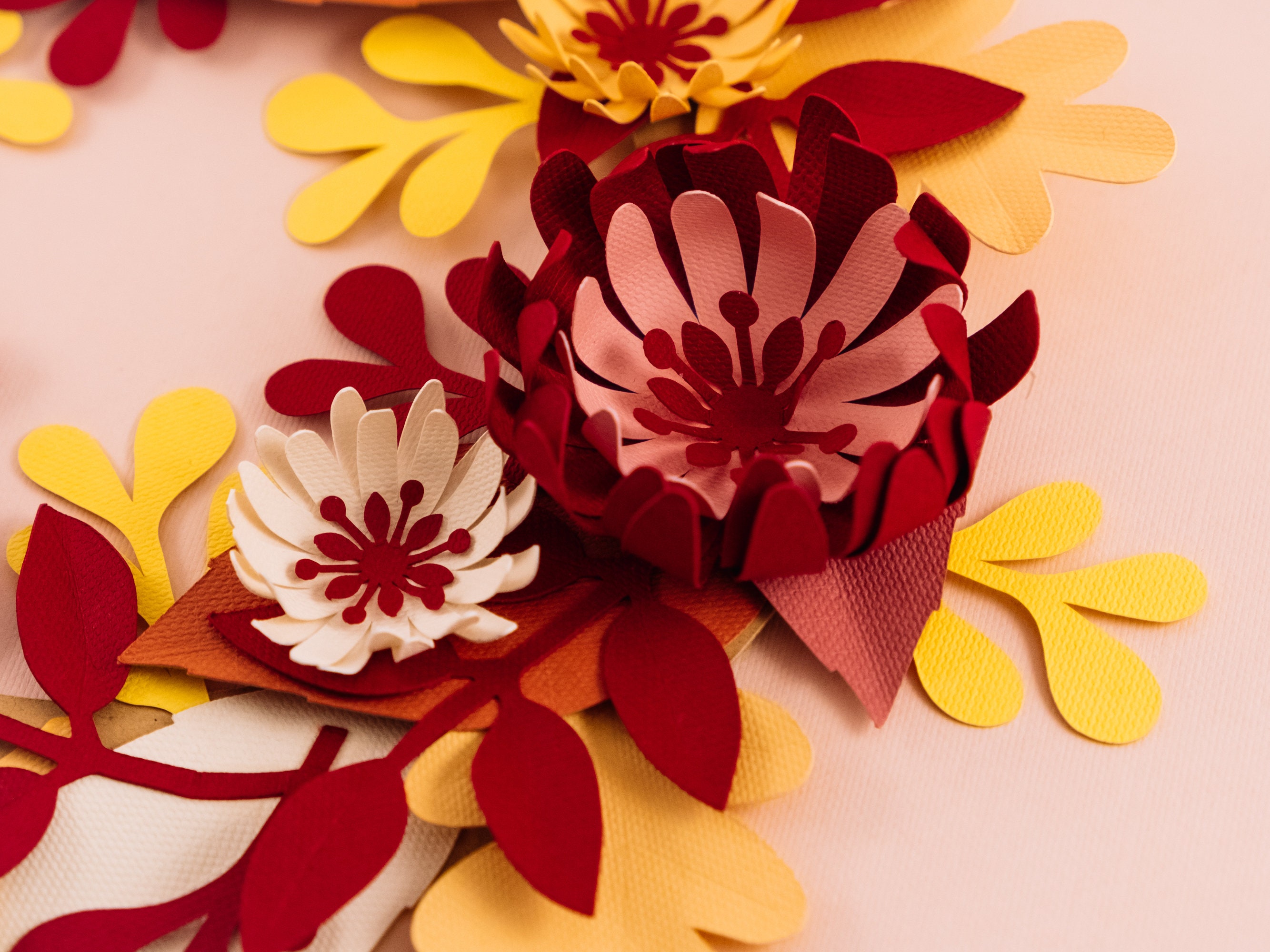 Fall Paper Wreath DIY Craft Kit Fun for Kids and Adults Autumn Decor ...