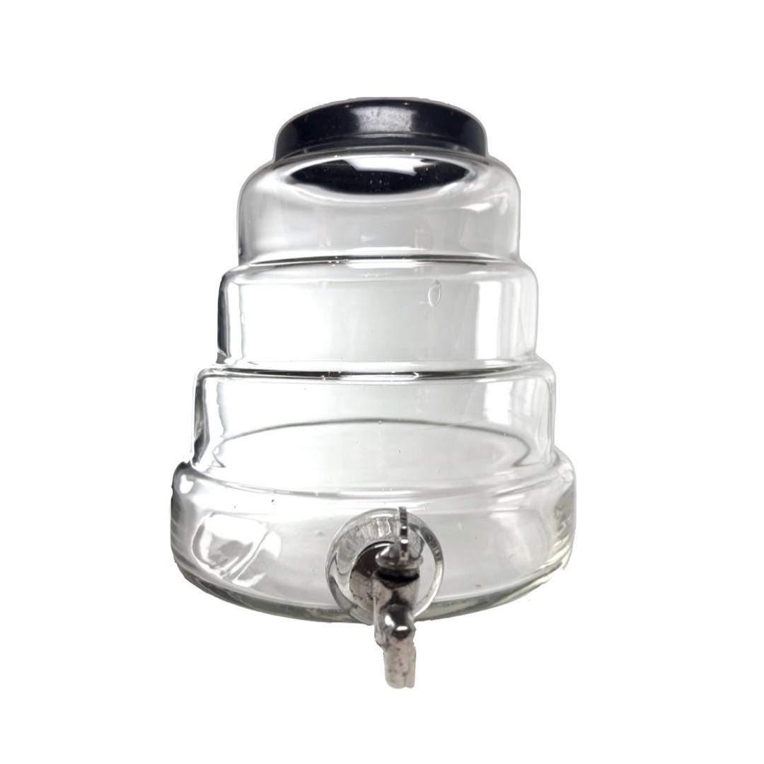 Vintage Spanish Art Deco Stepped Glass Perfume Cologne Dispenser With ...