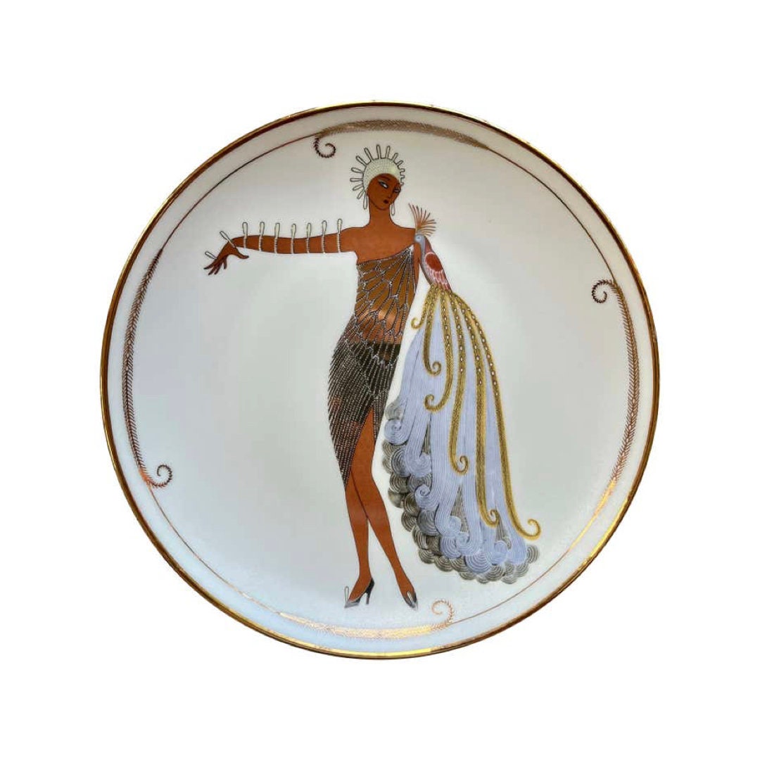 Erté Art Deco Diva II Limited Edition Fine Porcelain Plate. House of ...
