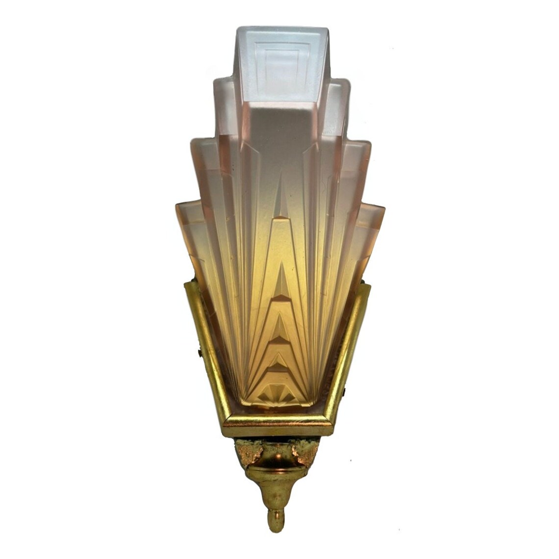 1930s Art Deco Wall Sconce. - Etsy