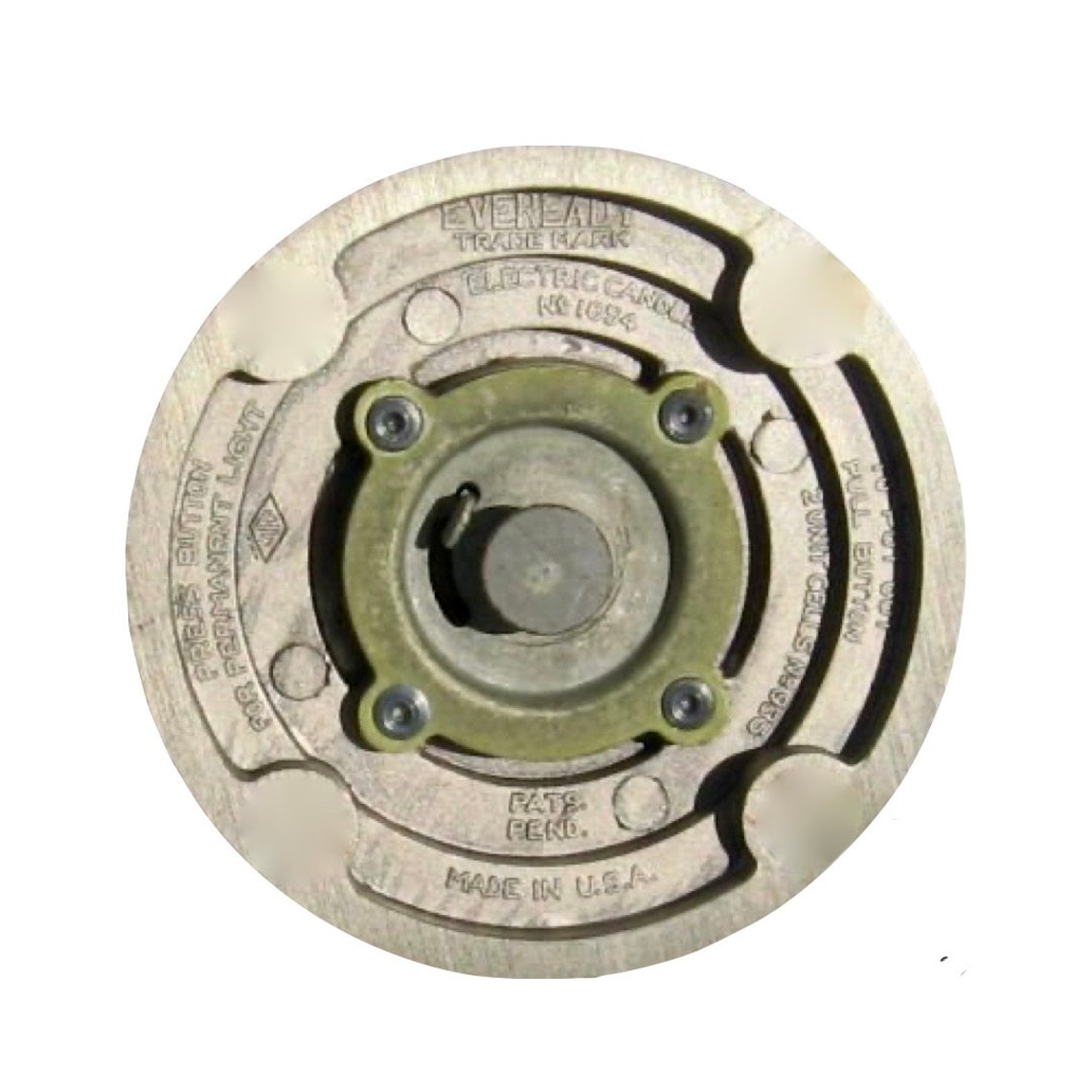 1930s Art Deco Eveready Electric Candle - Chrome & Opaline Glass - Etsy