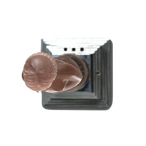 1920s Art Deco Frosted Pink Glass Figural Lumiere - Etsy