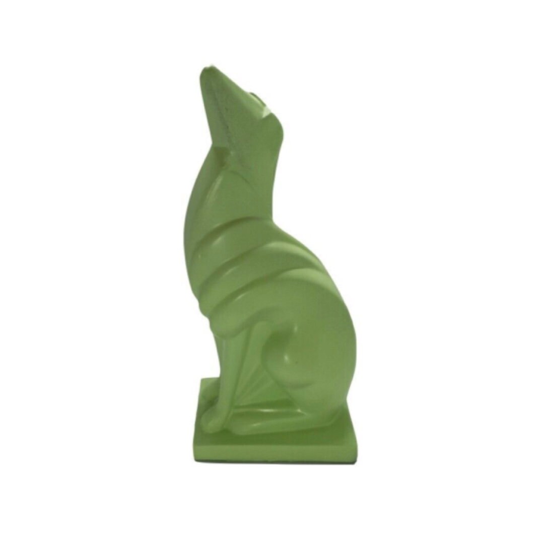 Vintage Art Deco Frankart Green Borzoi Greyhound Bookend - Etsy