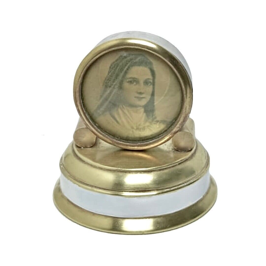 1930s French Art Deco Round Frame Vocable of Ste Therese De Lisieux - Etsy