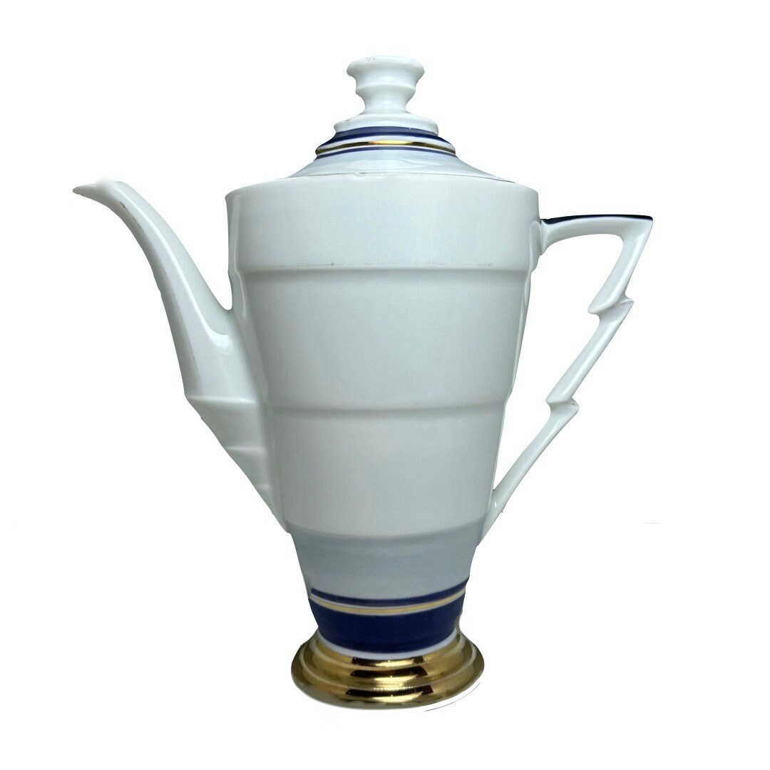 1930s Art Deco Porcelain German Coffee Pot. - Etsy