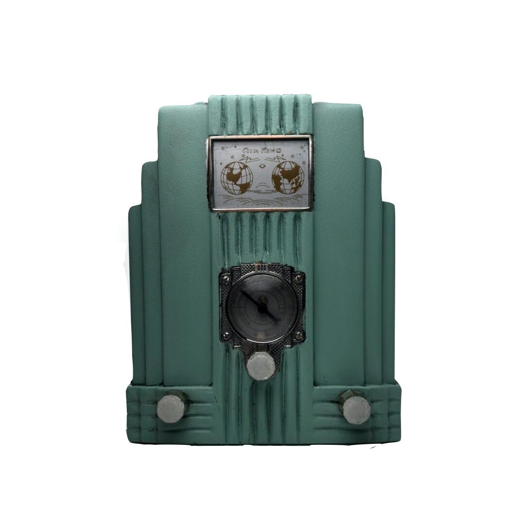 Vintage Miniature Art Deco AM FM Mint Green Radio Air King. - Etsy