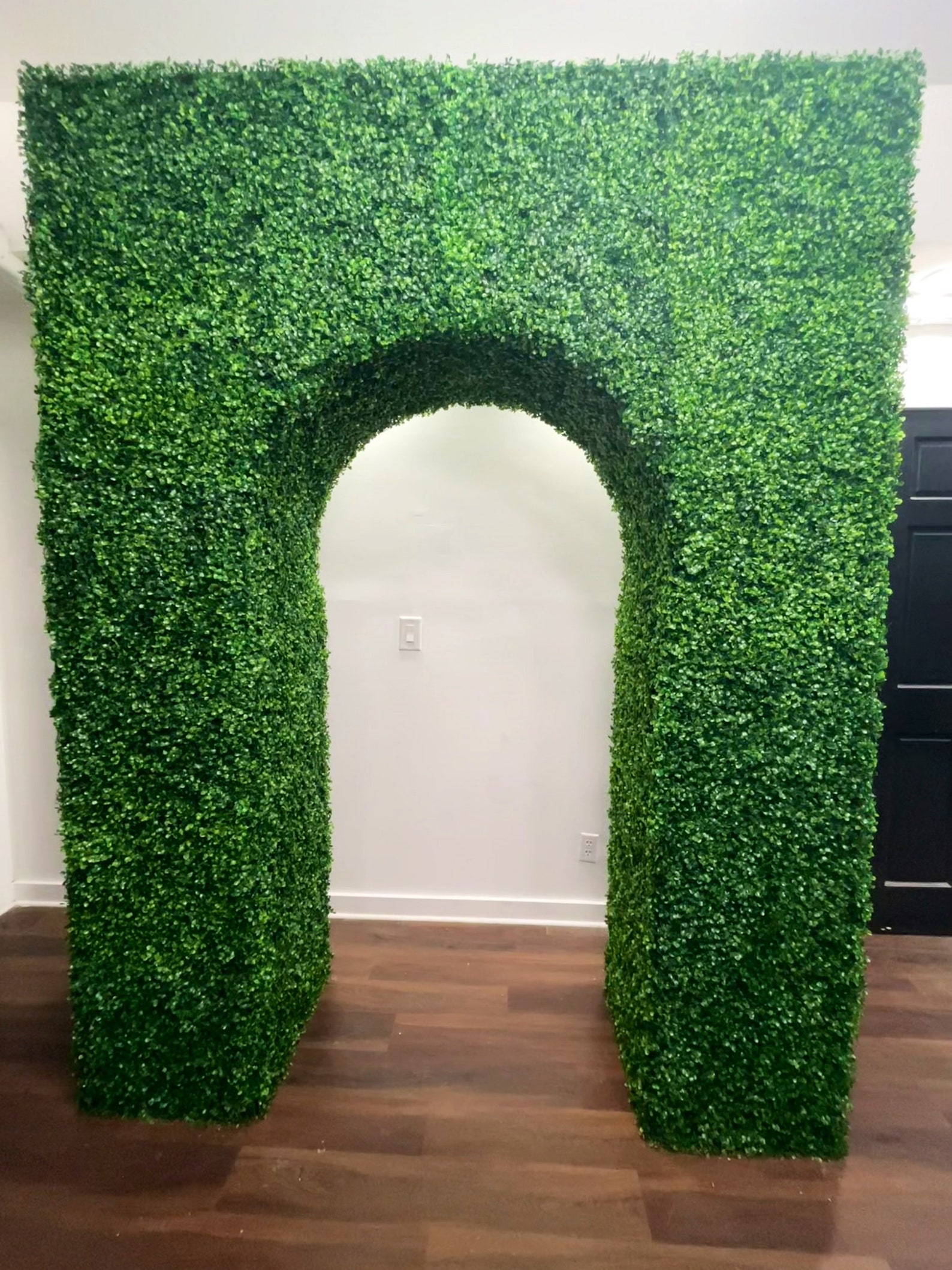 NYC PICKUP- 3D Square Hedge Grass Arch Backdrop, Wall Backdrop, Party ...