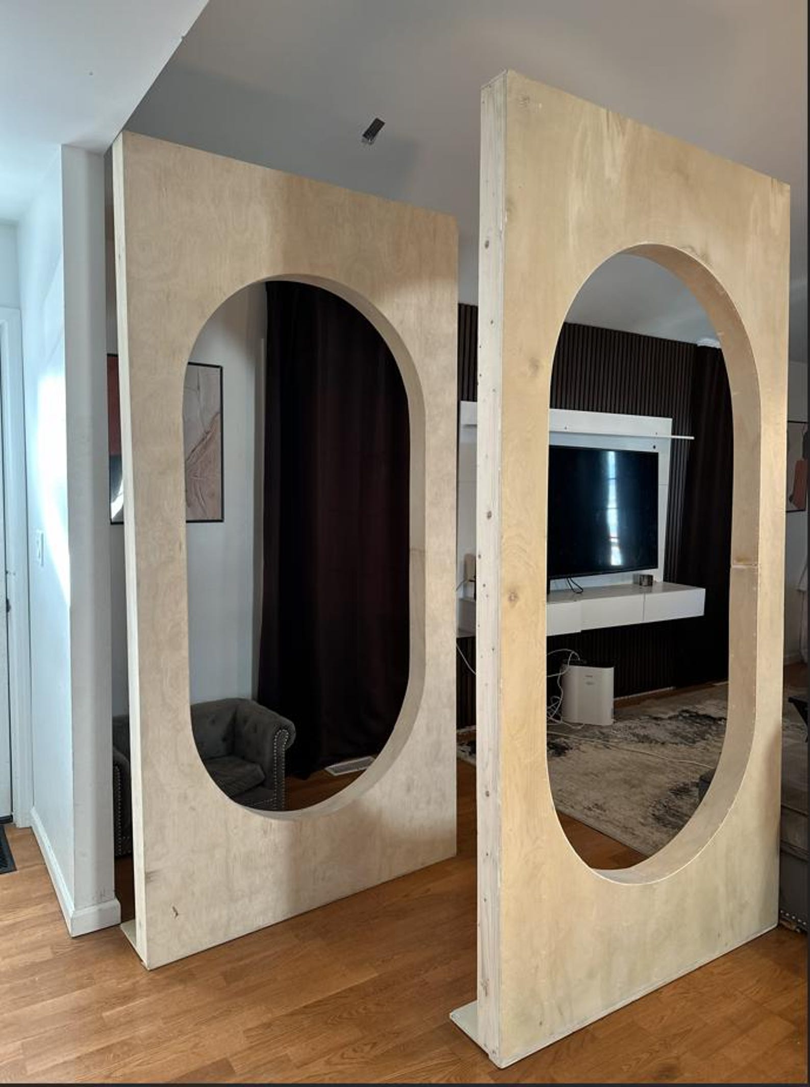 NYC Pick Up- 3D Oval Wood Wall: 3D Oval Party Backdrop Wall | Wooden ...