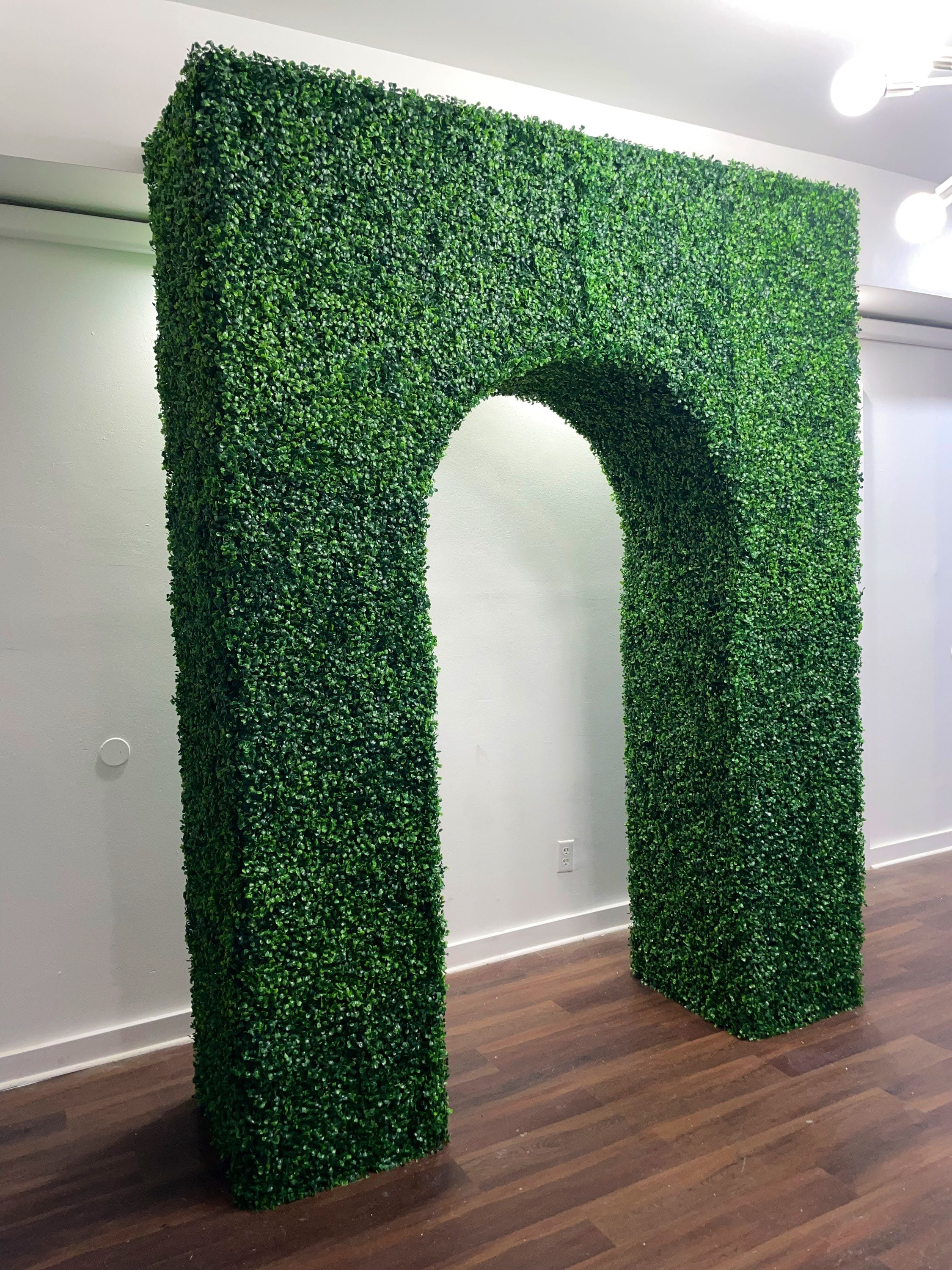 NYC PICKUP- 3D Square Hedge Grass Arch Backdrop, Wall Backdrop, Party ...