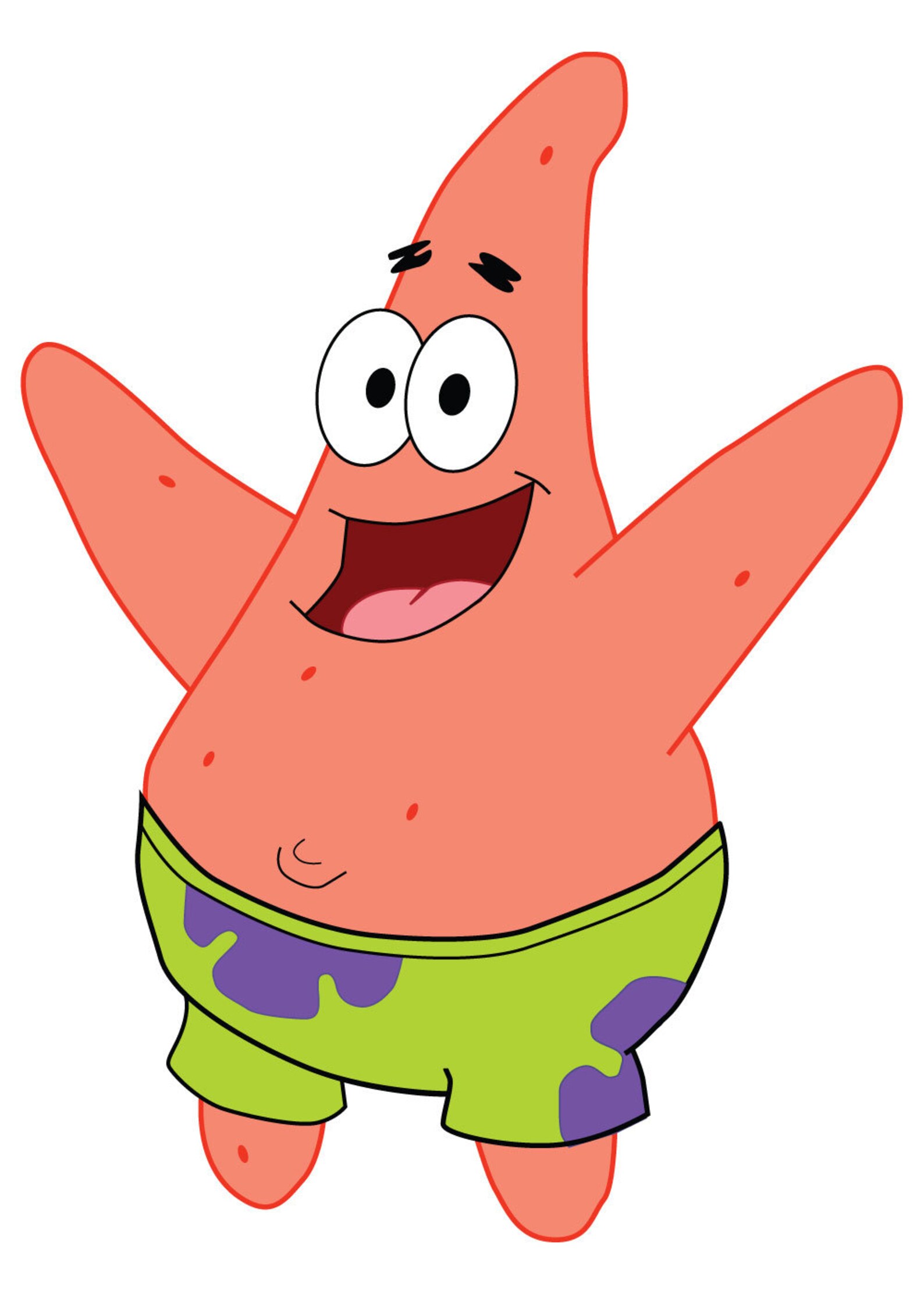 Patrick Star Svg | Etsy