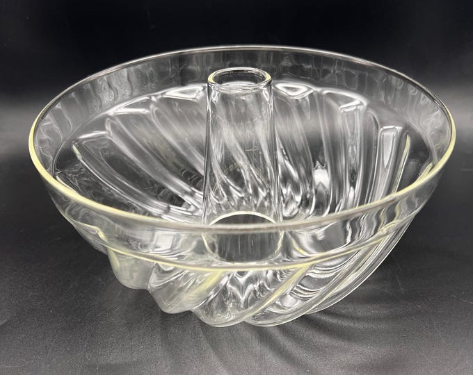 Vintage Schott Mainz Jena Glass Bundt Cake Mold Baking Dish - Etsy