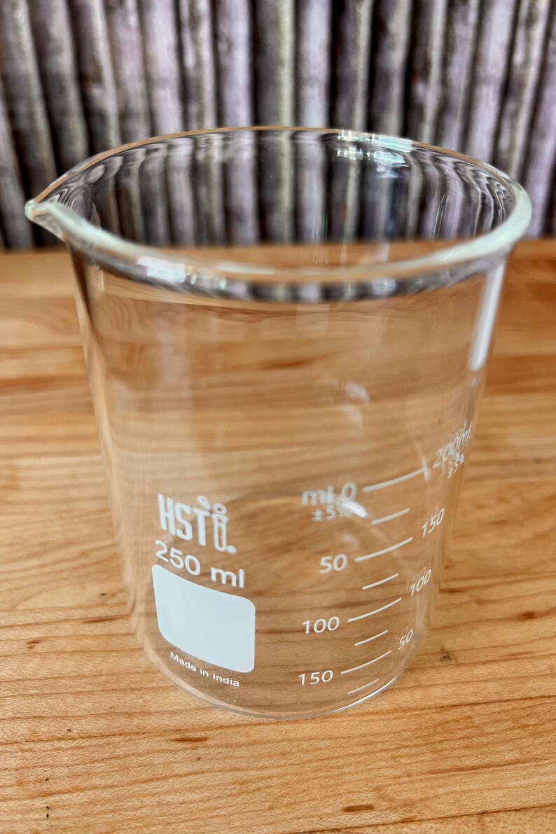 HST (home Science Tools) 250 Ml Glass Beaker - Etsy