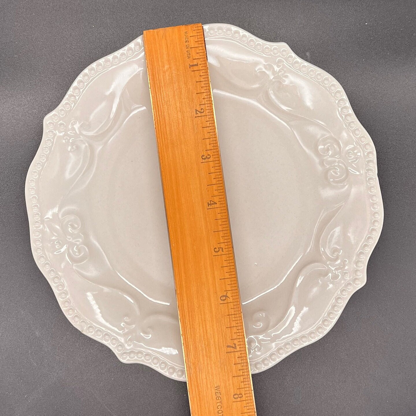 The Pioneer Woman Stoneware Paige-linen Pattern / 12 Dinner Plates / 12 ...