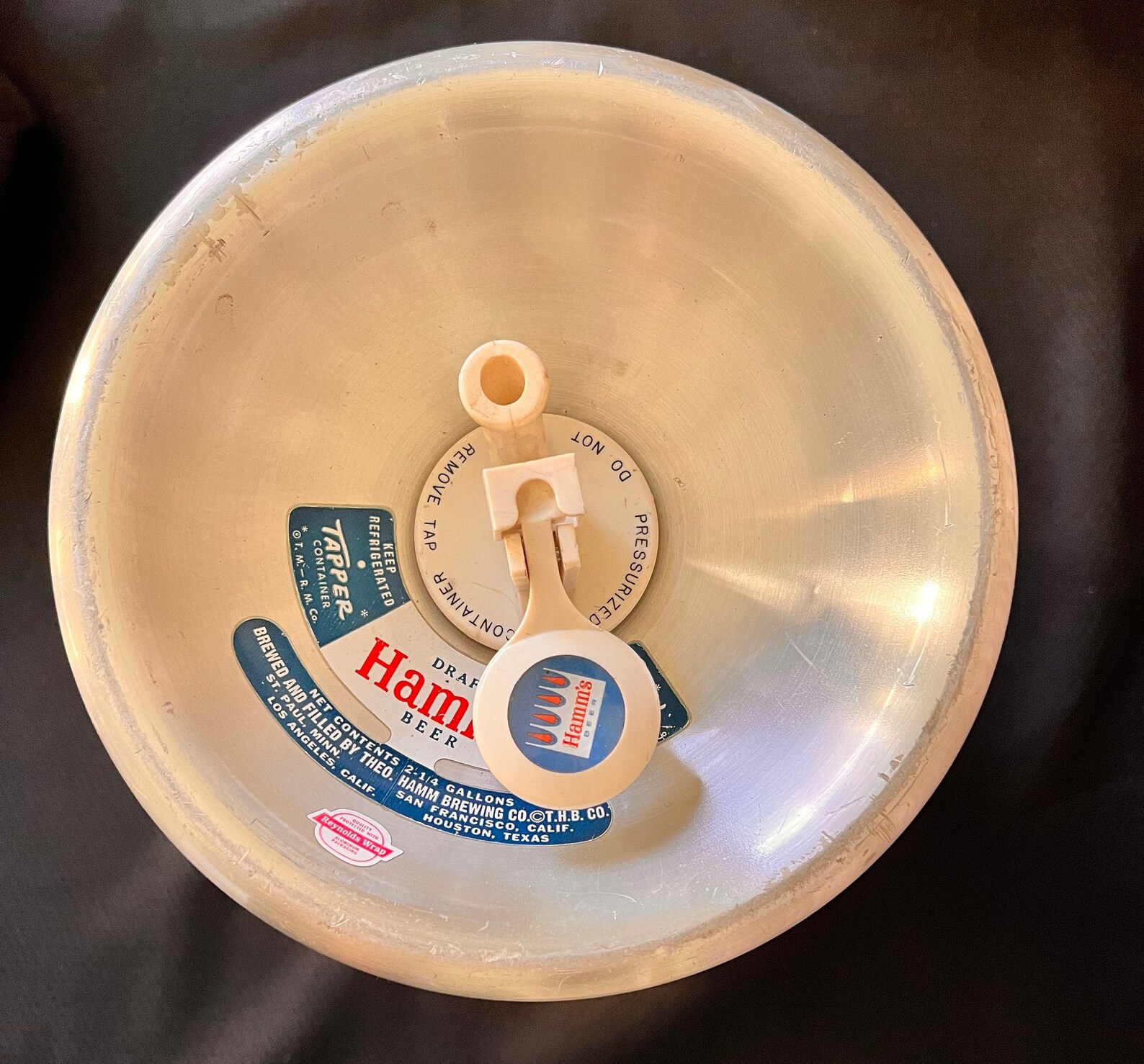 Vintage Hamm's Beer Tapper Mini Keg 2.25 Gallons W/grand - Etsy