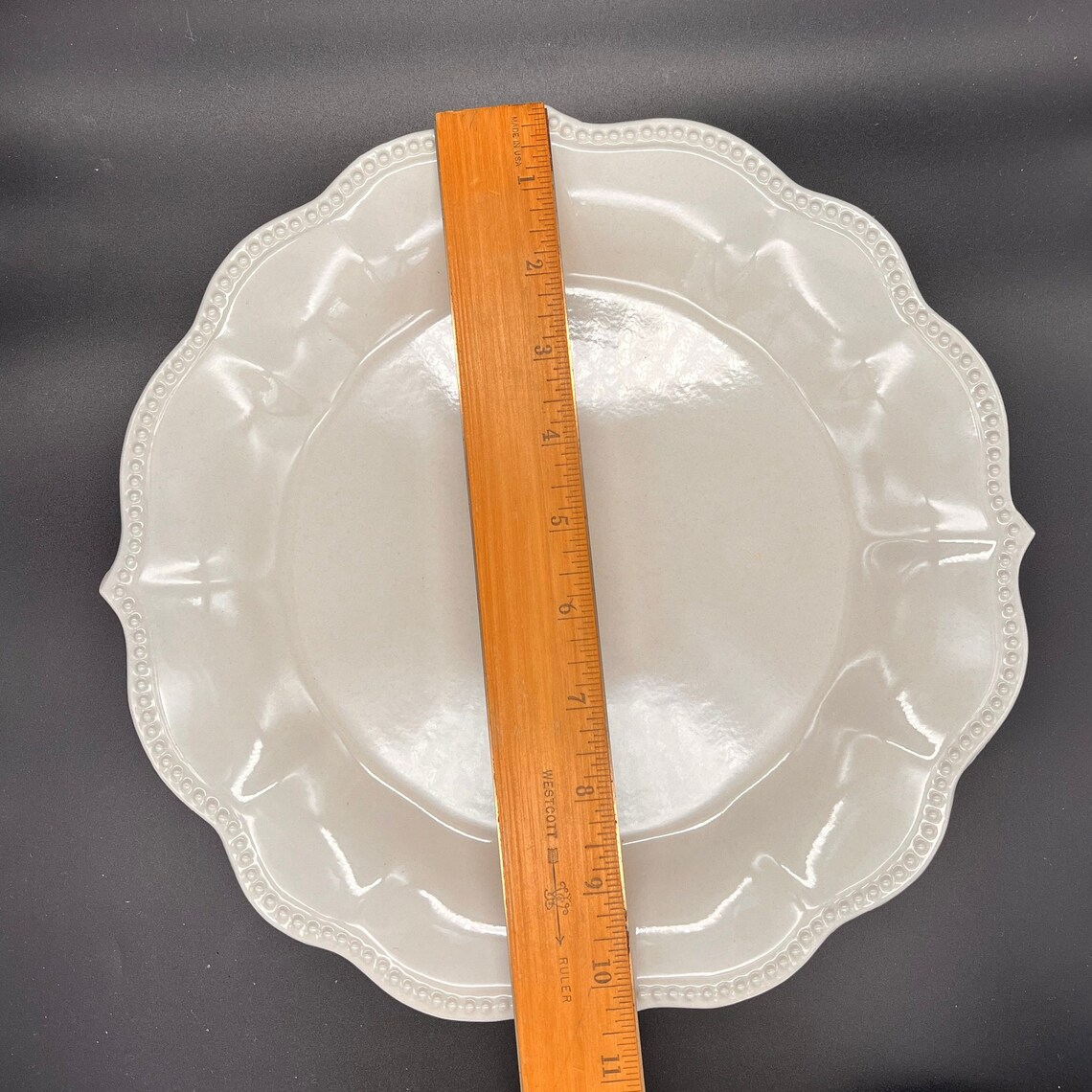 The Pioneer Woman Stoneware Paige-linen Pattern / 12 Dinner - Etsy