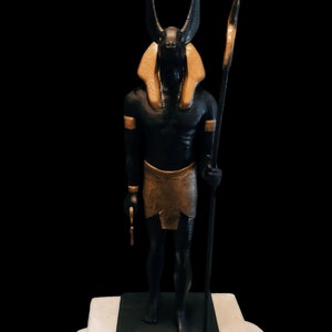 Anubis Statue at the British Museum in London. 33230 B.C. Exact Replica ...