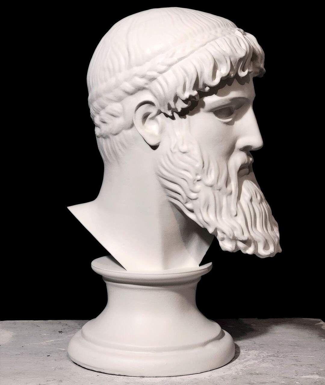 Artemision Zeus (and Poseidon) Bust. Hish Quality Resin. Exact Replica ...