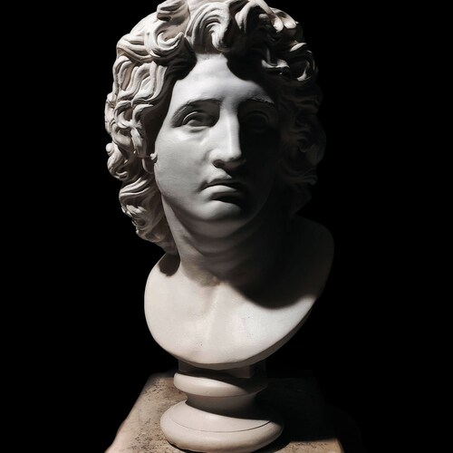 Alexander the Great Bust With All of His Armor - Etsy