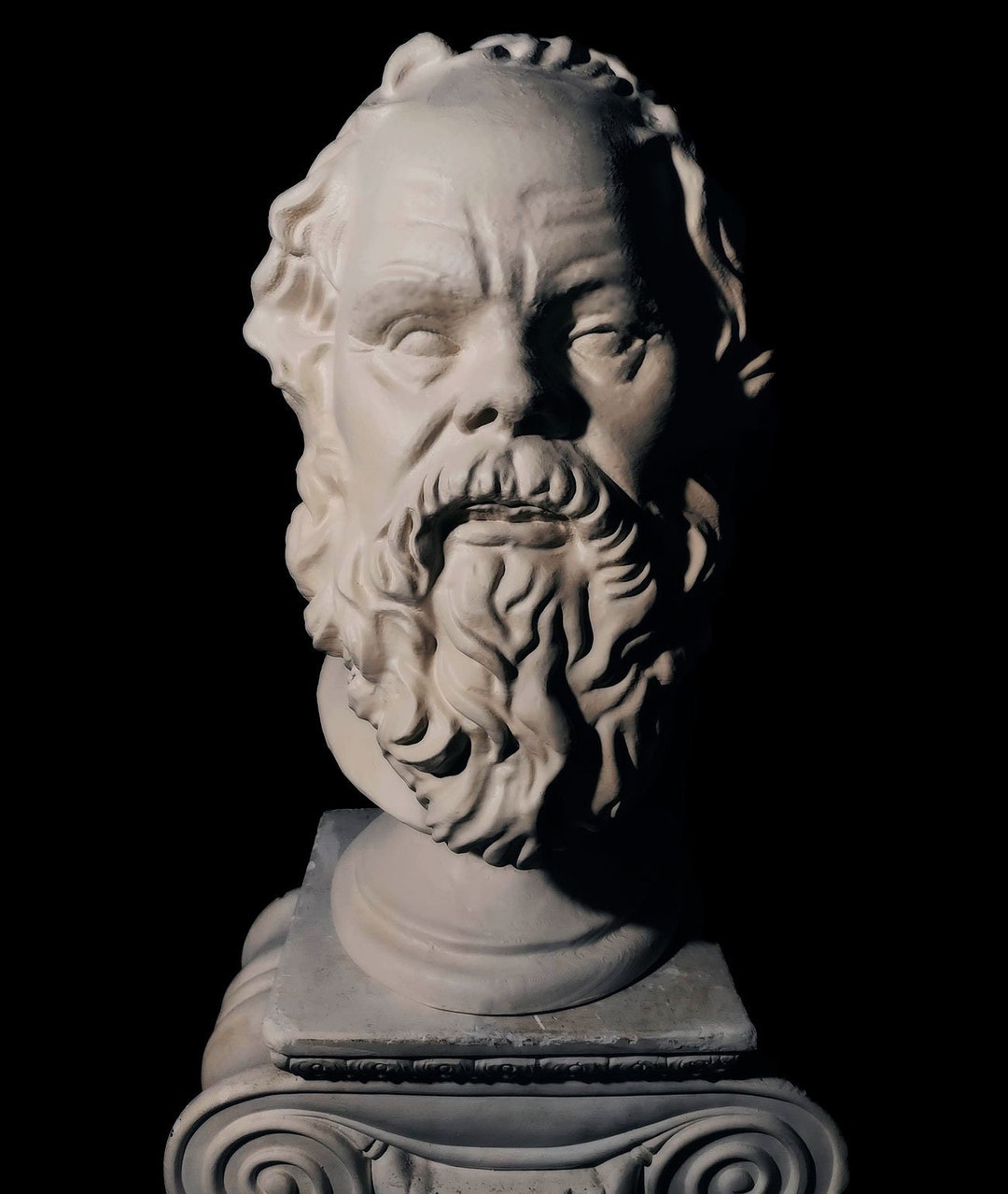 Portrait of Socrates. Roman Artwork (1st Century). Louvre. Exact Reply ...