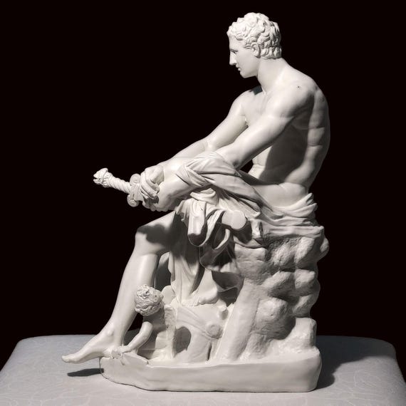 Ares God Sculpture