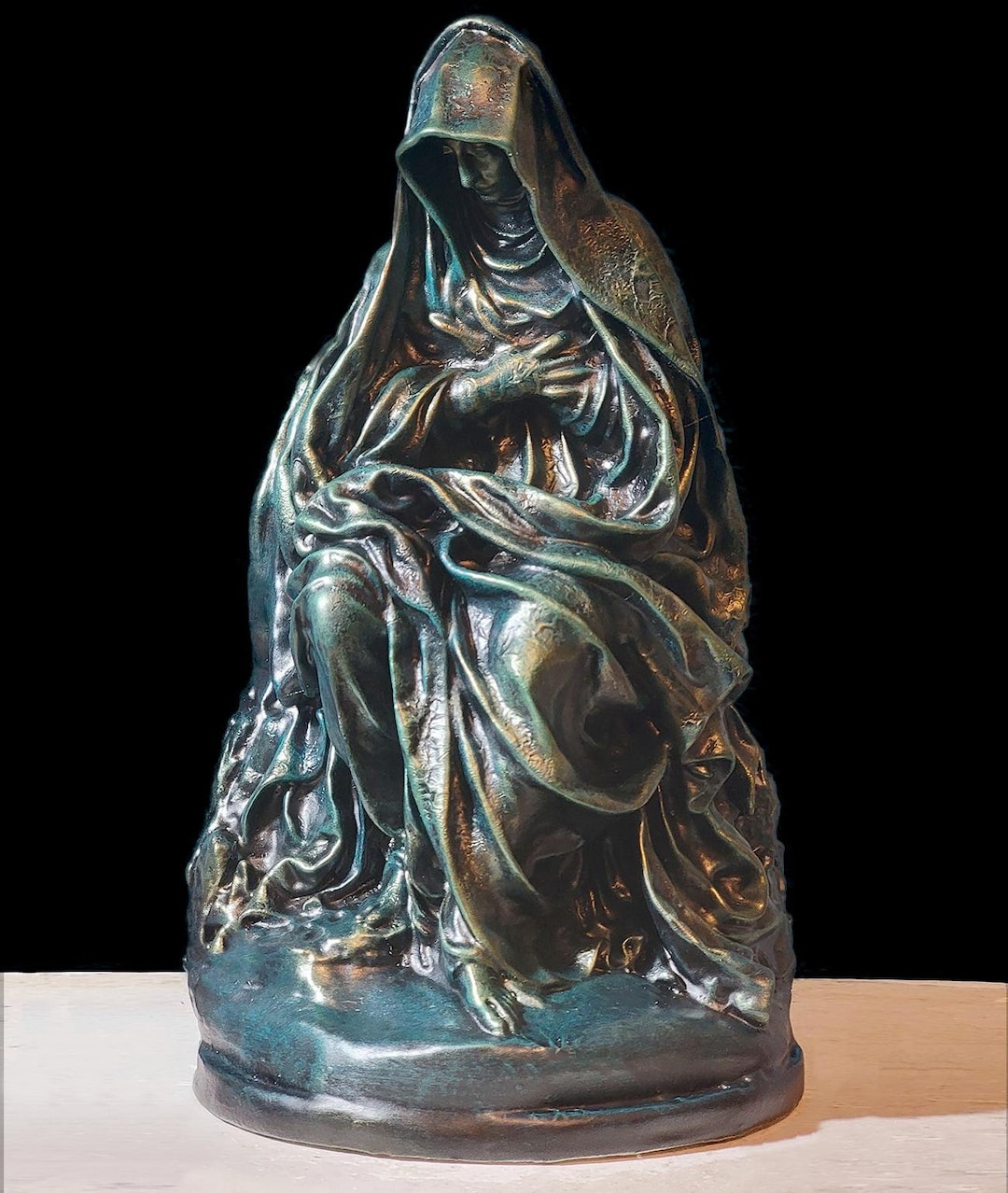 Seated Virgin Mary, Mater Dolorosa (germain Pilon, 1586) 25 Cm. High ...
