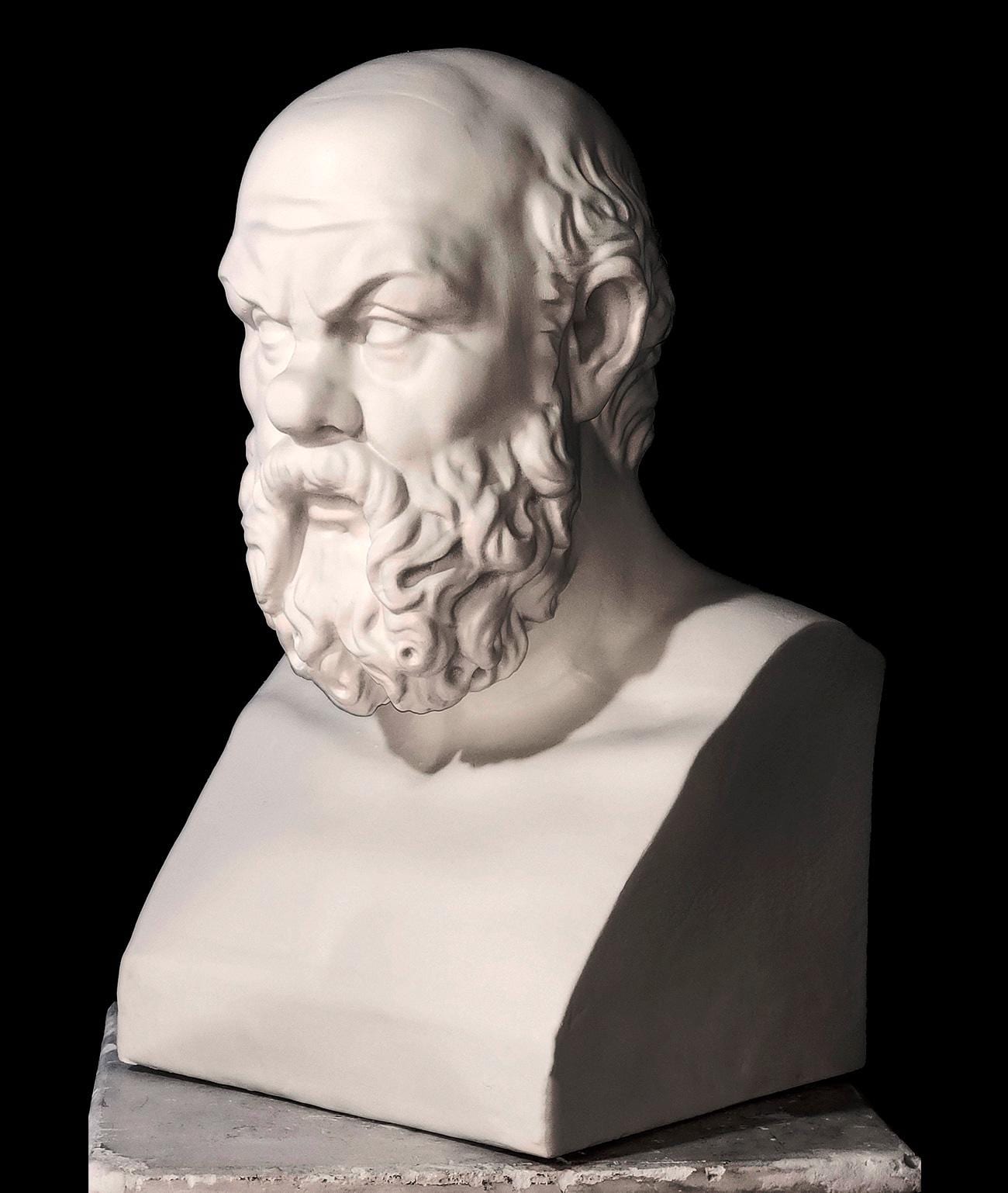 Portrait of Socrates (3rd or 2nd Century BC) Exact Replica 100 X 100 ...