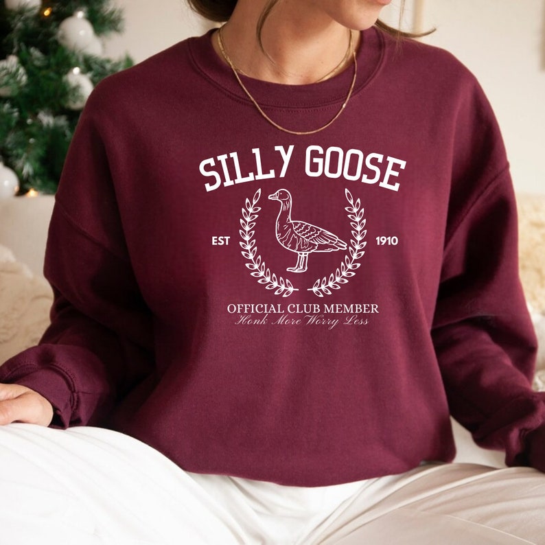 Silly Goose Official Club Members Png Svg, Silly Goose Sweatshirt Png ...