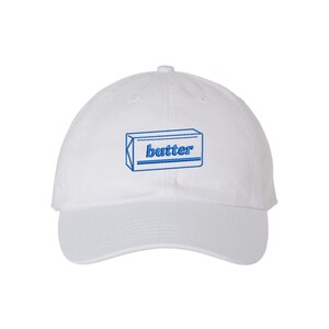 Embroidered Butter Stick Cap, Funny Basic Hat, Funny Baking Foodie Hat ...