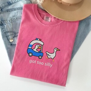 Embroidered Police Goose Comfort Shirt: Funny Meme Gift - Etsy