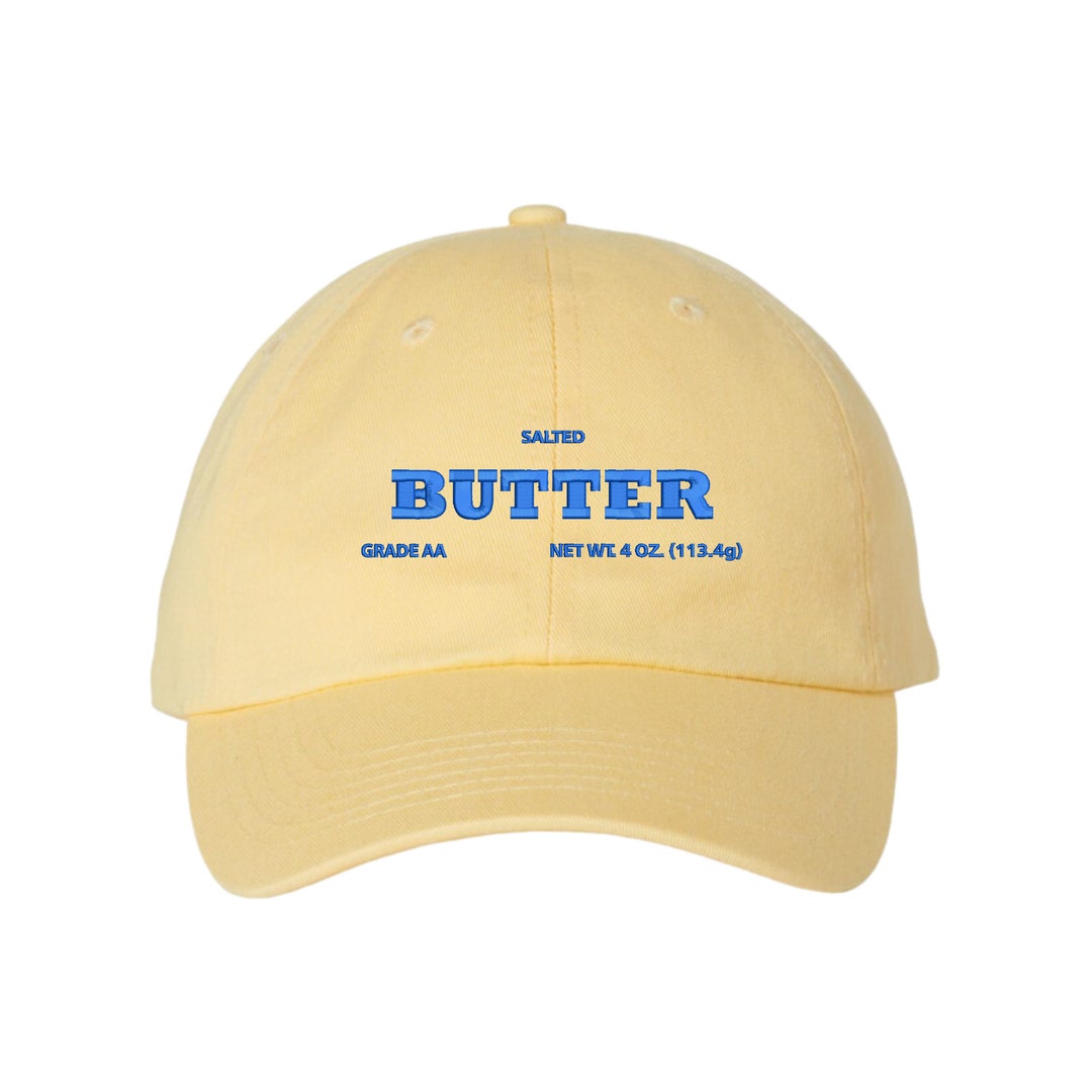 Embroidered Salted Butter Cap: Funny Foodie Hat, Baker Gift - Etsy