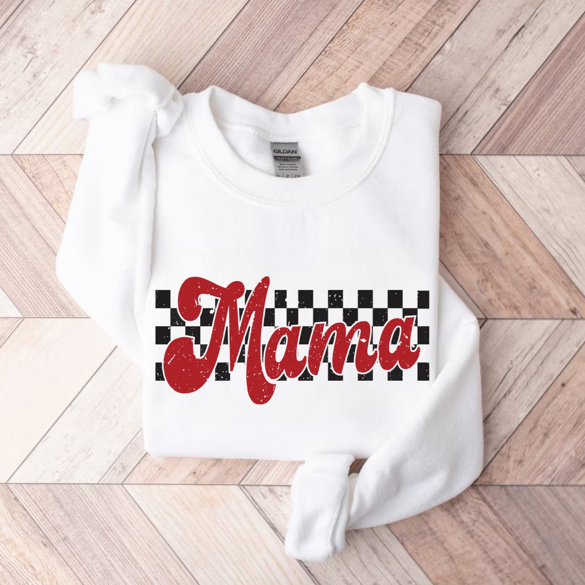Retro Checkered Mama Svg Png, Mom Design, Trendy Mom Digital, Checkered ...