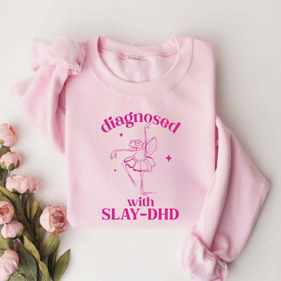 Funny Ballet Frog Diagnosed With Slay-dhd T-shirt, Sweatshirt, Hoodie ...