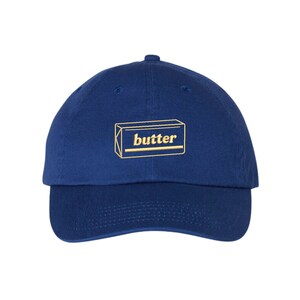 Embroidered Butter Stick Cap, Funny Basic Hat, Funny Baking Foodie Hat ...