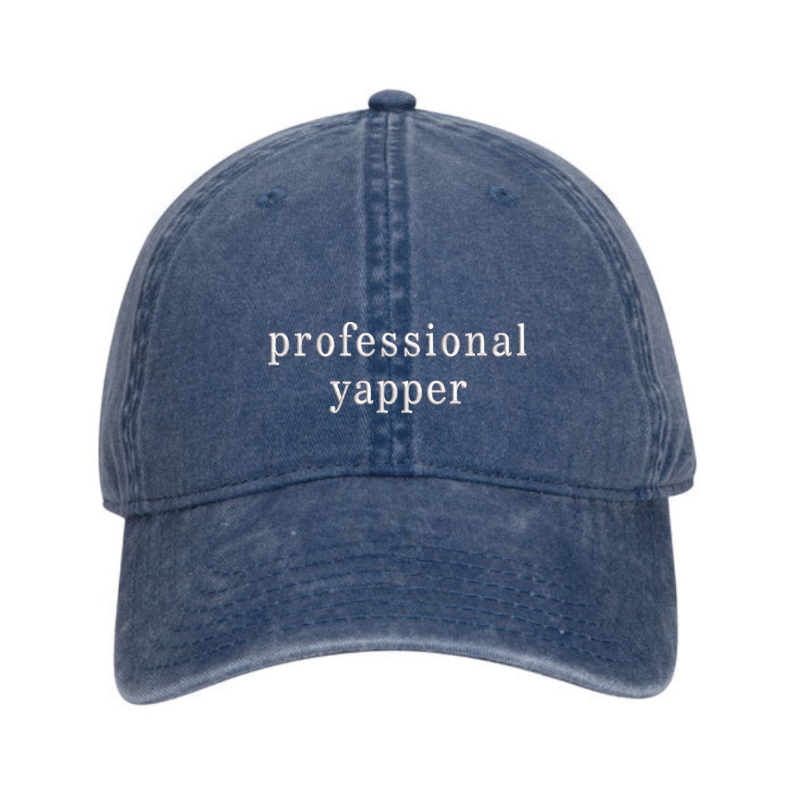 Embroidered Professional Yapper Hat, Funny Hat, Gift for Him, Vintage ...