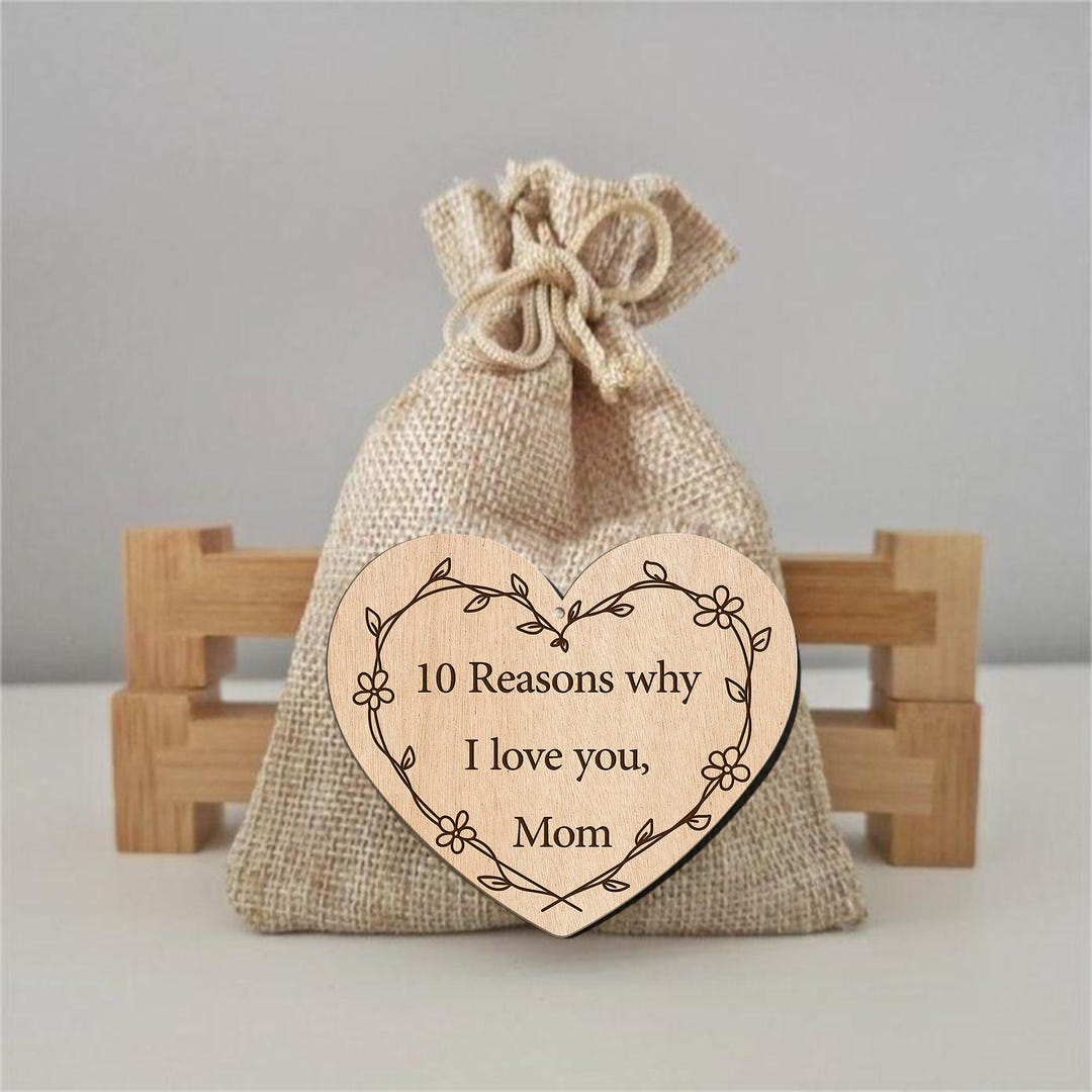 Personalized Reasons Why I Love You Mom, Gift for Mom, Things I Love ...