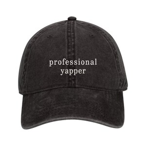 Embroidered Professional Yapper Hat, Funny Hat, Gift for Him, Vintage ...