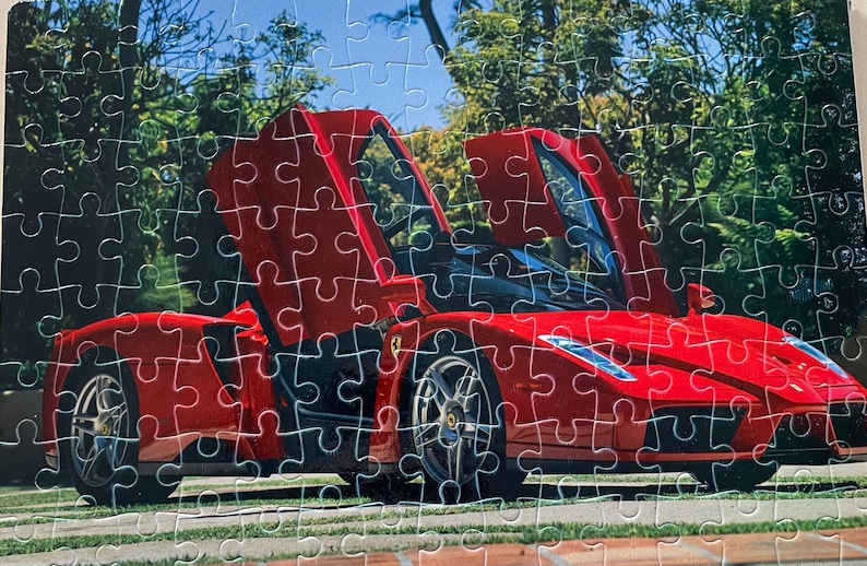 Ferrari, Puzzle, Gift Idea, Personalized Photos, Wedding Photo ...
