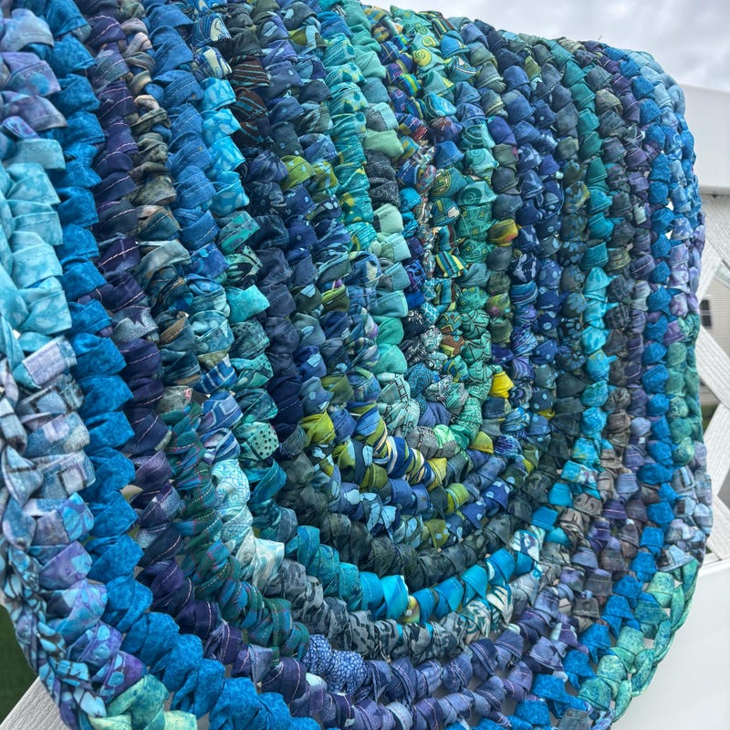 Oval Rag Rug - Etsy