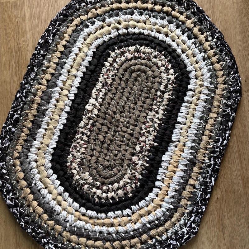 Oval Rag Rug - Etsy