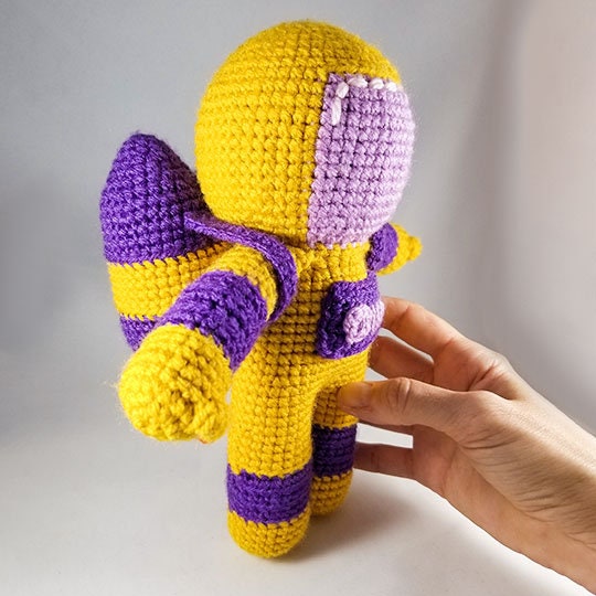 Astro Crochet Pattern, Astronaut With Wearable Jet Pack - Etsy