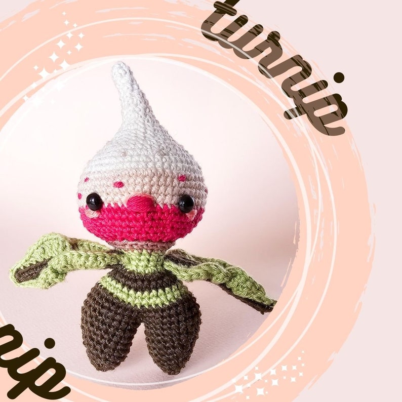 Meet Turnip the Fredible: Cute Amigurumi Doll Crochet Pattern – Garden ...
