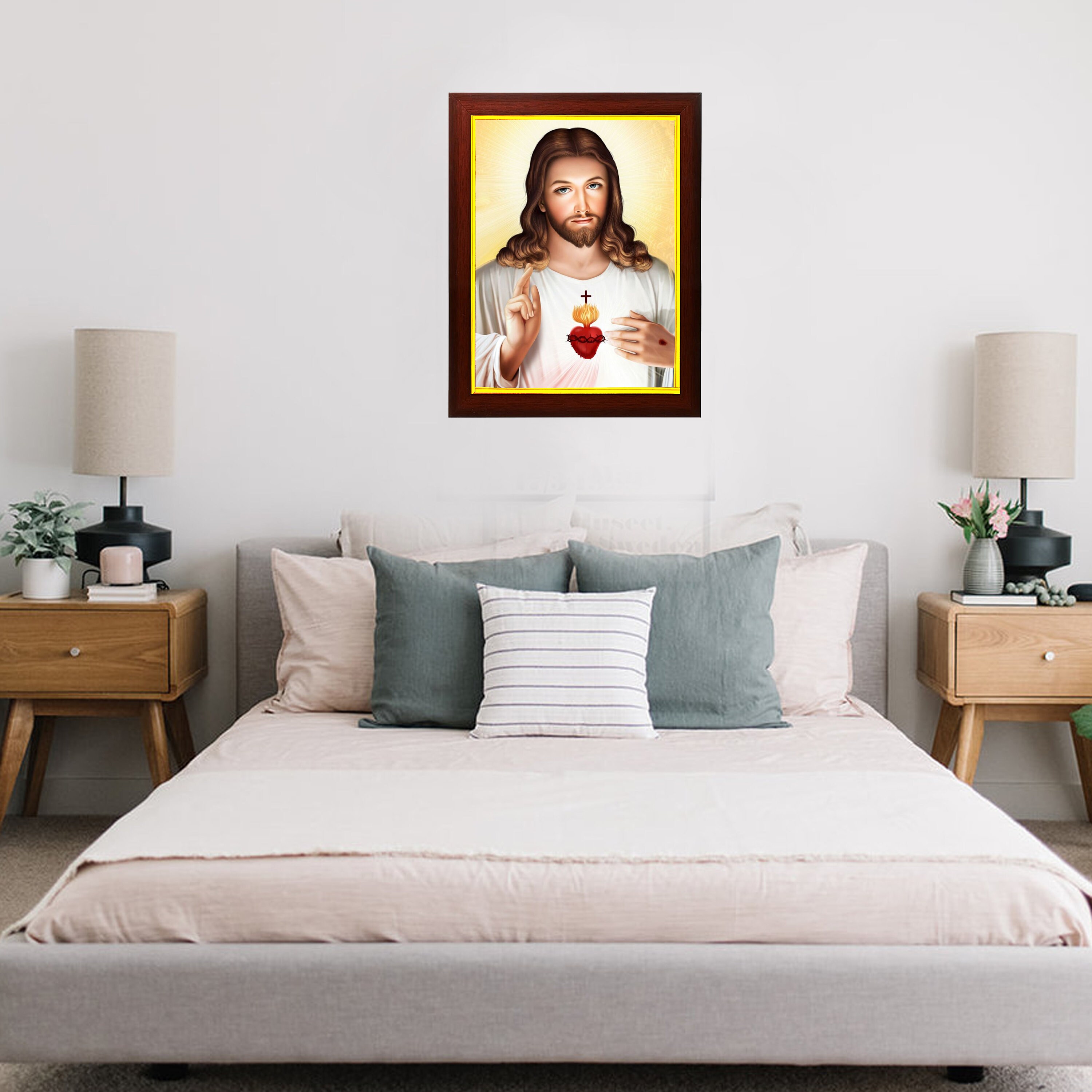 Lord Jesus Christ Small Photo Frame for Wall / Table / Room Size Small ...