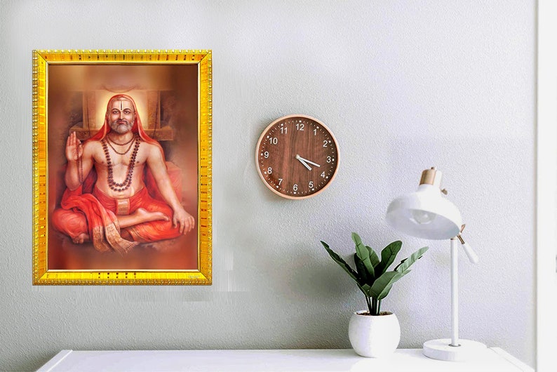 Raghavendra Swamy Photo Frame Photo Frame for Wall / Table / - Etsy Israel