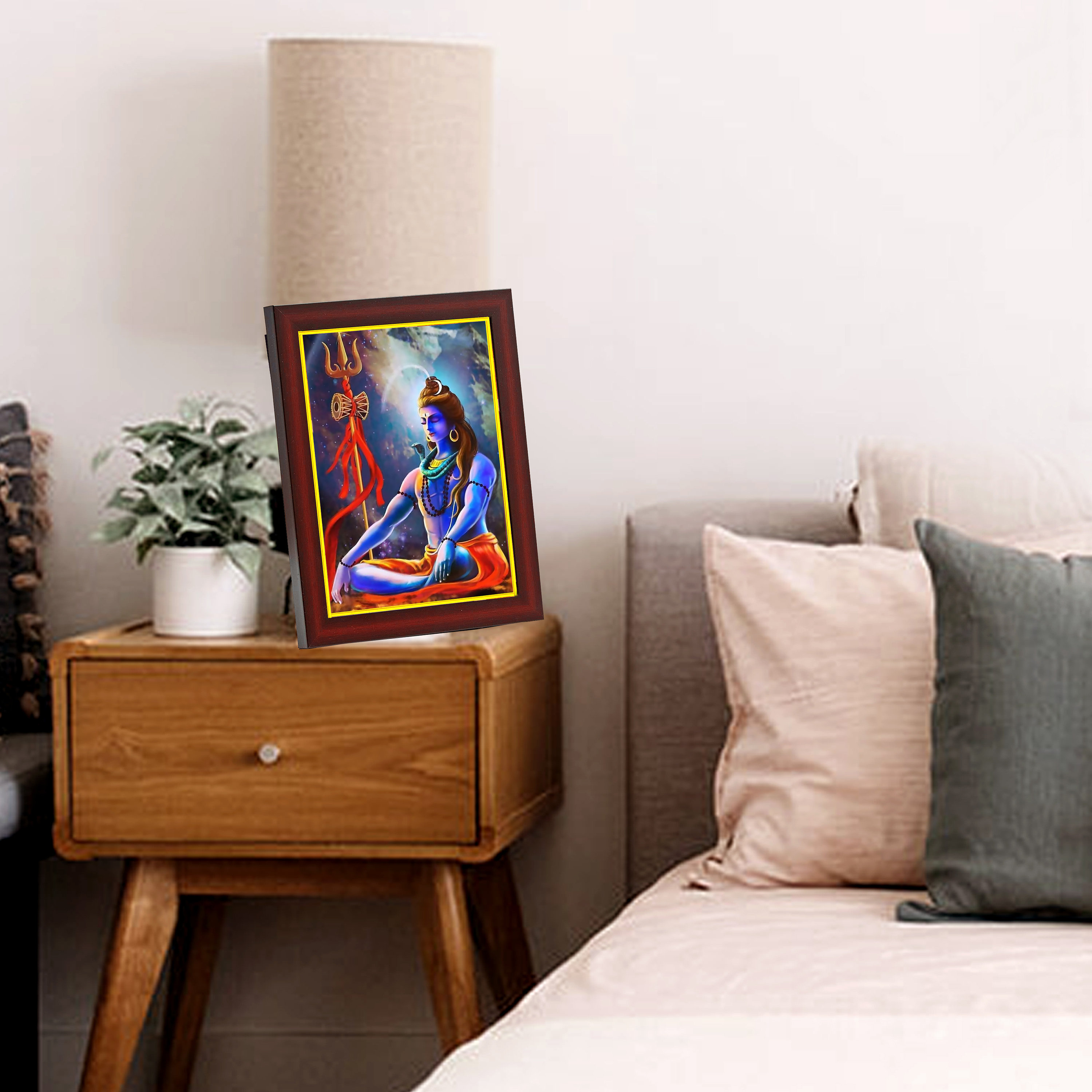 Lord Shiva Sankar Mahakal Photo Frame for Home Decor / Pooja Room ...