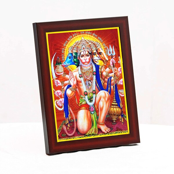Lord Hanuman Photo Frame - Etsy